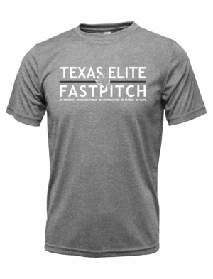 T-Shirt – Dri Fit “Be Determined” Logo | Texas Elite Fastpitch